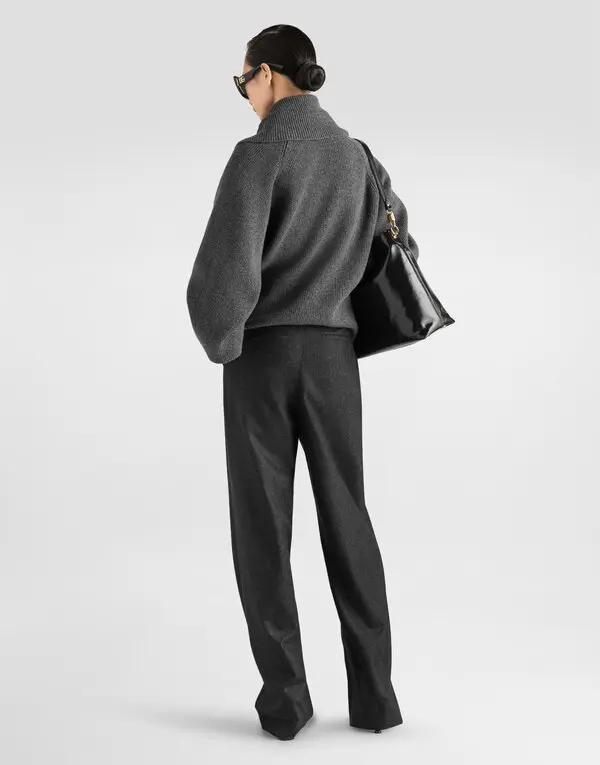 Dolce & Gabbana Wool Flannel Trousers Collection