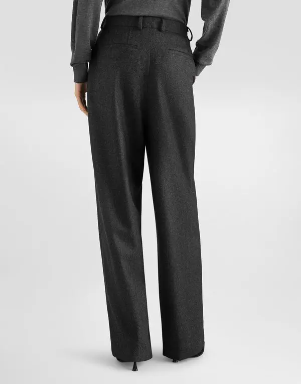 Dolce & Gabbana Wool Flannel Trousers Collection
