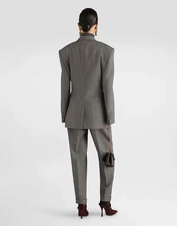 Dolce & Gabbana Pinstripe Wool Trousers Collection