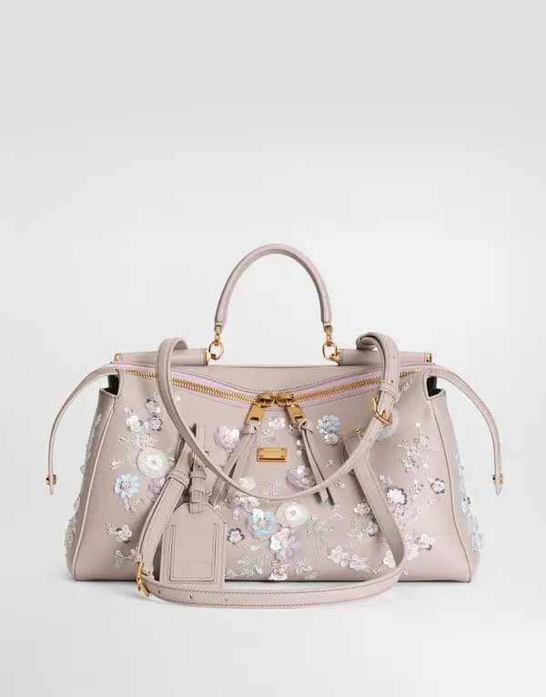 Dolce & Gabbana Medium Vittoria Handbag With Embroidery Collection