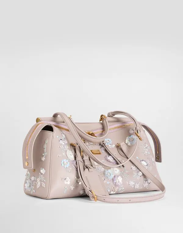 Dolce & Gabbana Medium Vittoria Handbag With Embroidery Collection