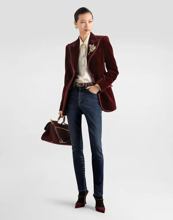 Dolce & Gabbana 5-pocket Denim Trousers Collection Multi-colored