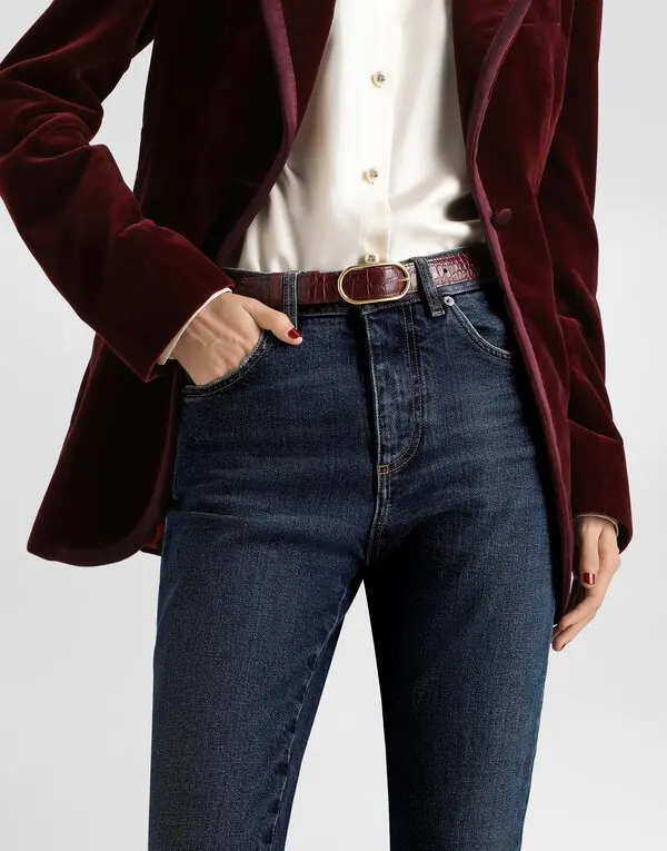 Dolce & Gabbana 5-pocket Denim Trousers Collection Multi-colored