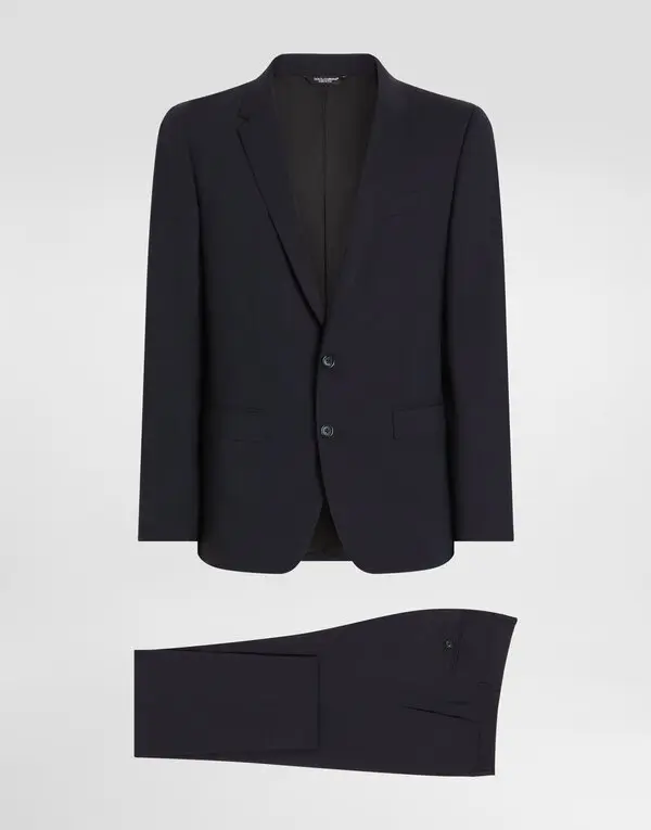 Dolce & Gabbana Stretch Wool Martini-fit Suit Suits And Blazers Wool