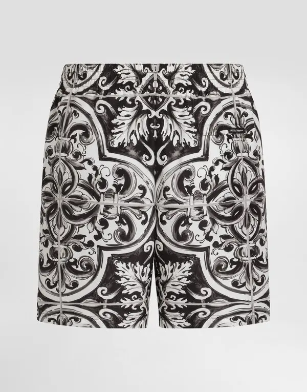 Dolce & Gabbana Majolica-print Swim Boxer Shorts - Multicolor