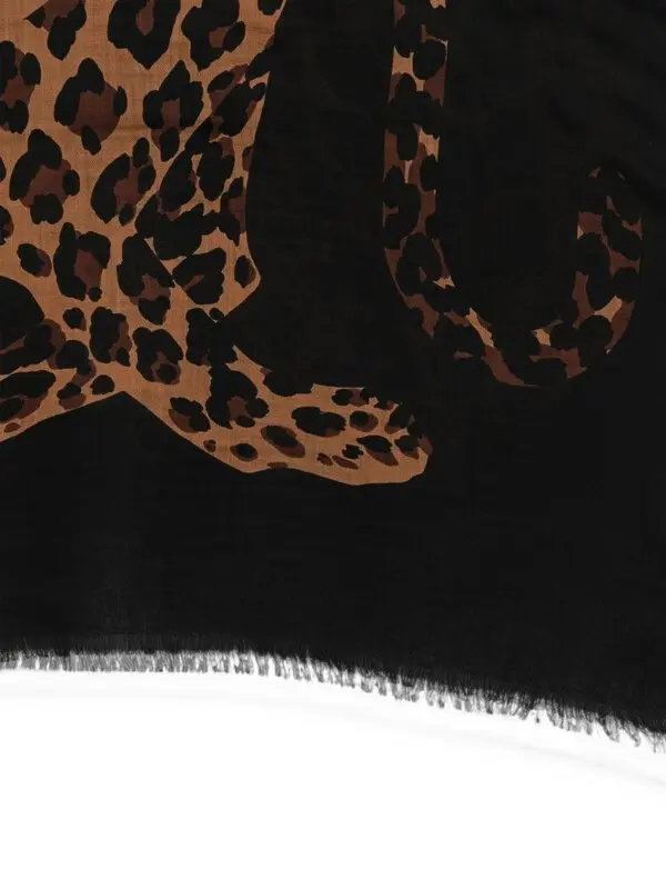 Saint Laurent Printed Wool Foulard