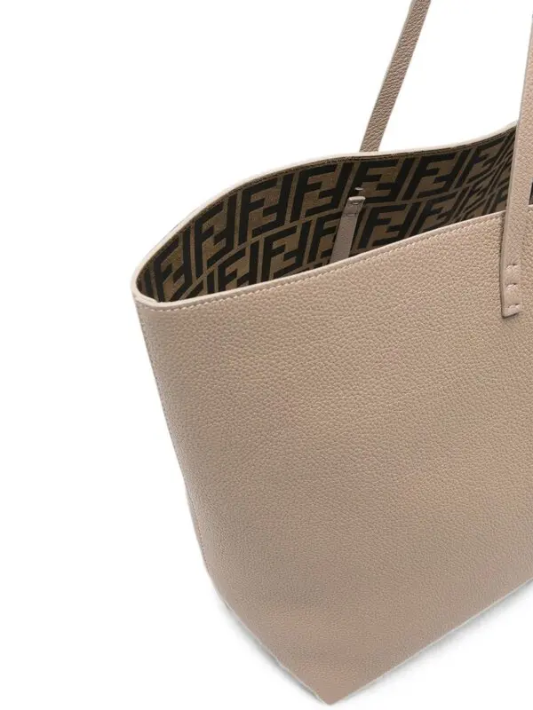 Fendi Roll Medium Leather Tote Bag