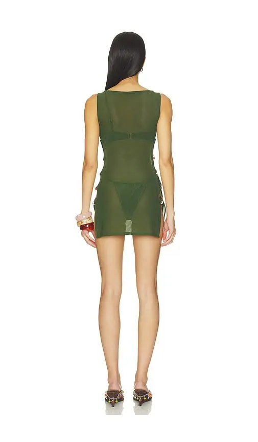 LOVEWAVE The Pandora Mini Dress In . Also