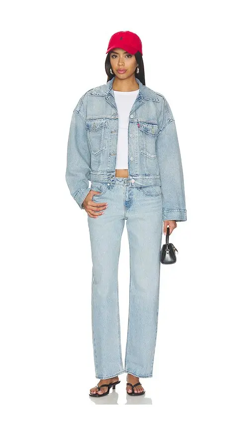 LEVI'S Loose Crop Trucker Jacket In . Also