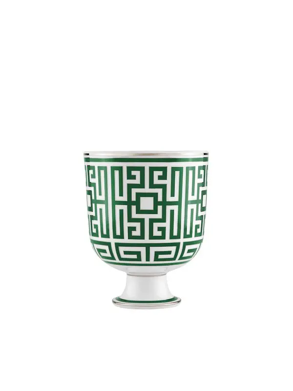 GINORI 1735 Labirinto Cachepot Vase - Green