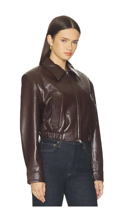 AGOLDE Nahla Cropped Jacket In . Also