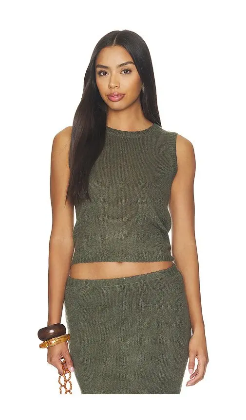 BOBI Blair Sleeveless Top In . Also