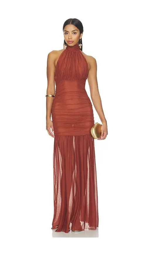 SEROYA Selina Mesh Dress In . Also