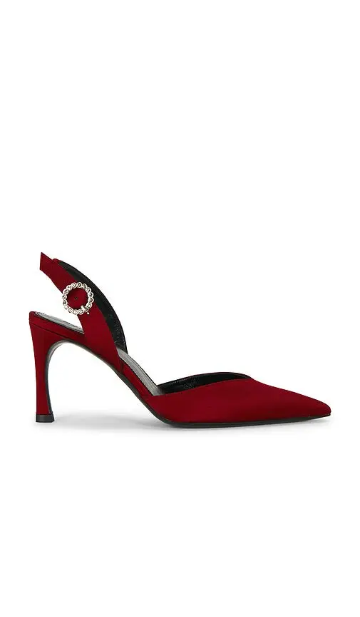 ROTATE BY BIRGER CHRISTENSEN Slingback High Heel Satin Pump In . Also