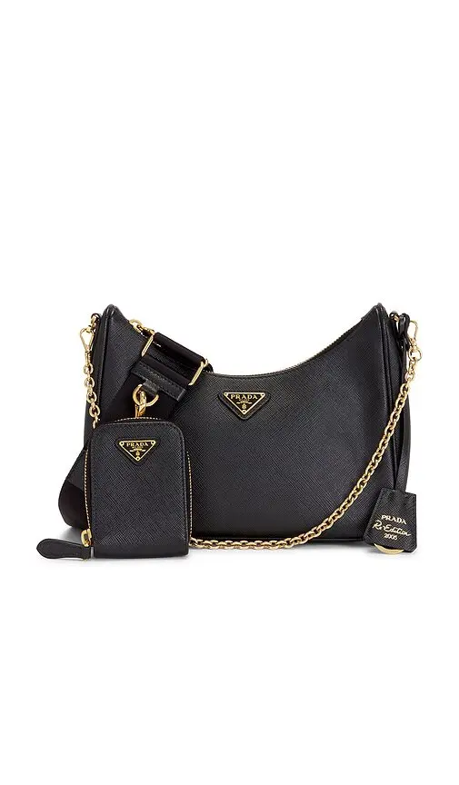 FWRD RENEW Prada Saffiano Re-edition 2005 Shoulder Bag