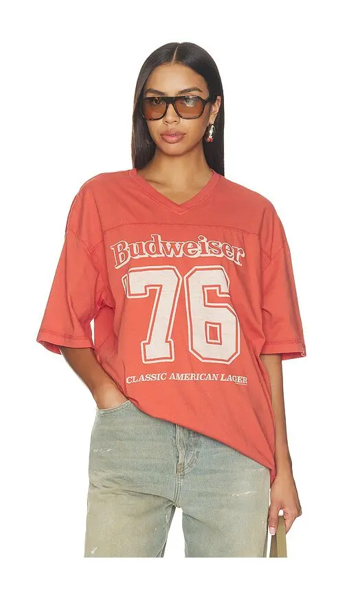 Junk Food King Of Beers 99 Tee In . Also - Red