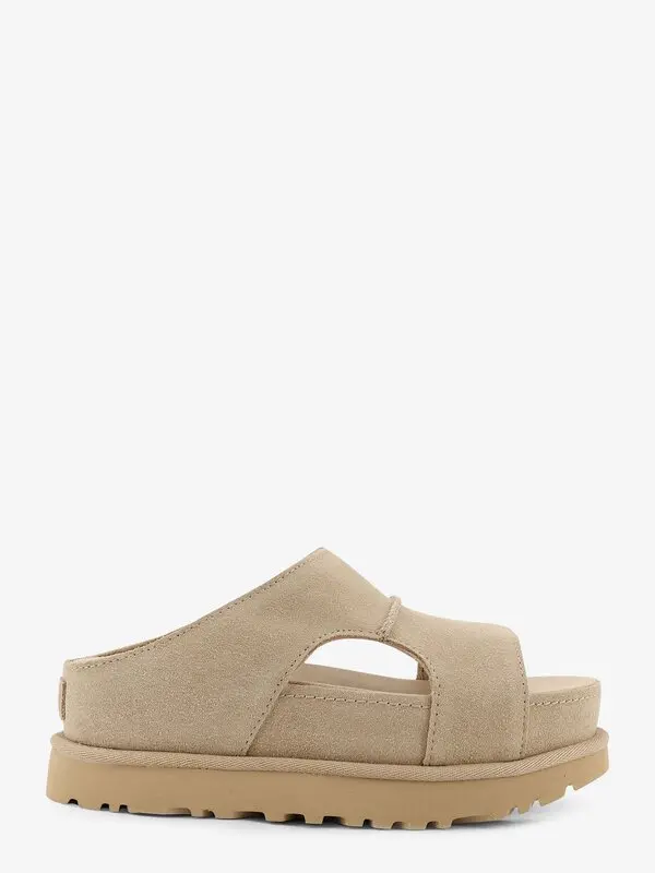 UGG W Goldenstar Suede Sandals - Beige