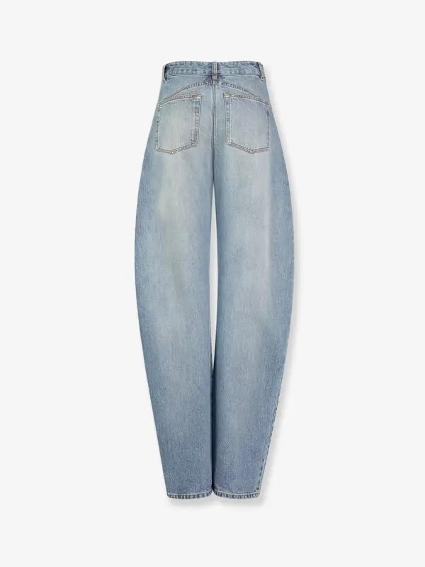 Alaïa Faded Denim Jeans