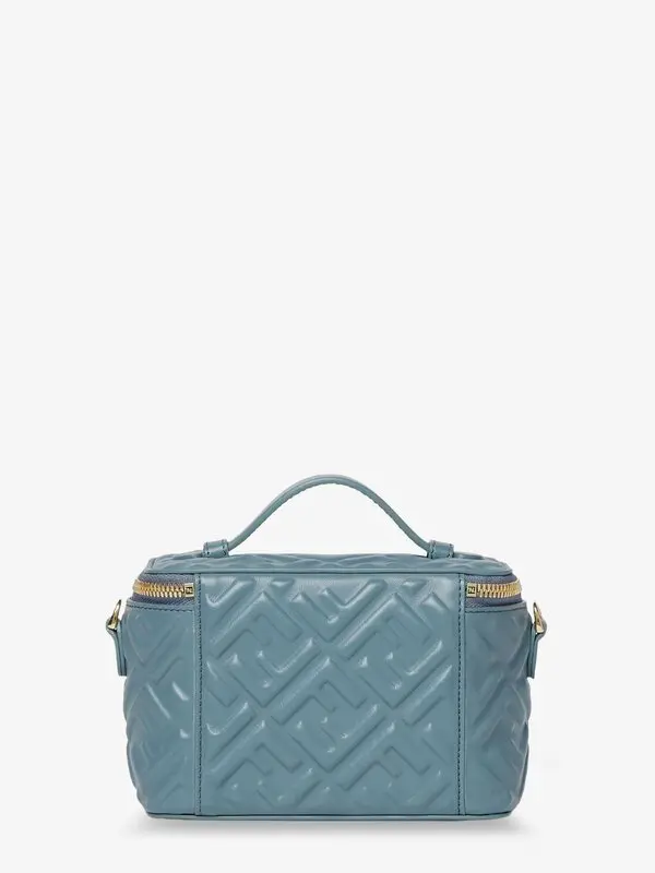 Fendi Vanity Leather Crossbody Bag With Ff Motif