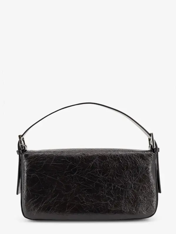 Fendi Baguette Vintage-effect Leather Shoulder Bag