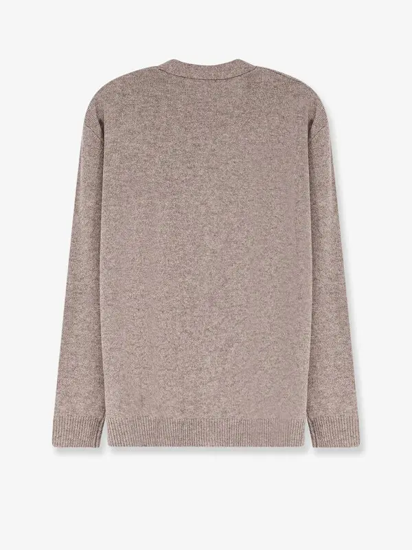 Aspesi Wool And Yak Blend V-neck Cardigan