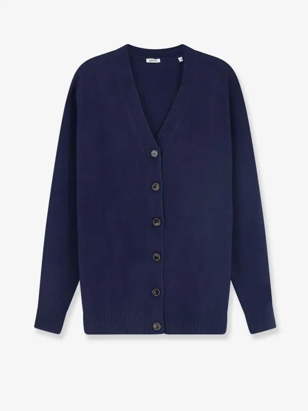 Aspesi Wool And Cashmere Blend Cardigan