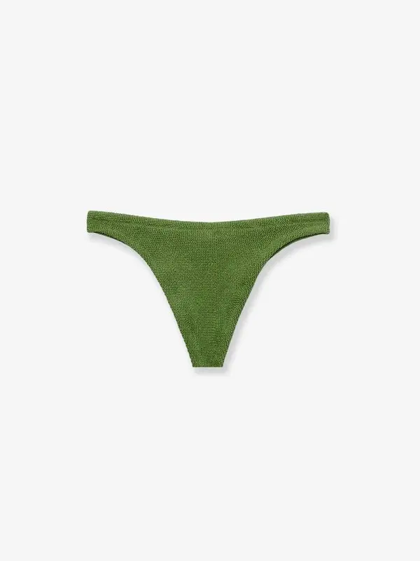 MC2 SAINT BARTH Naomi Stretch Nylon Bikini Bottom - Green