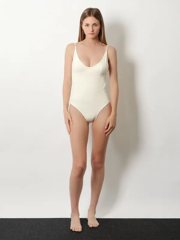 TOTEME Nylon Scoop One-piece Swimsuit