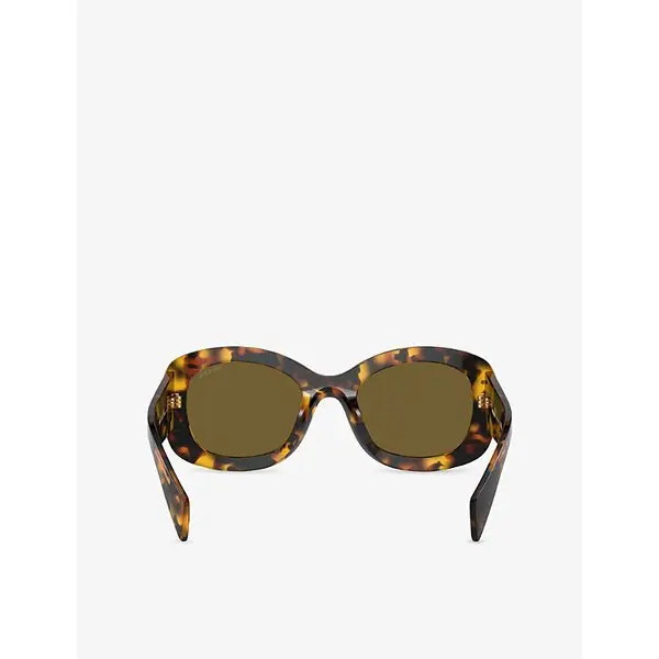 Prada Pr A13s Butterfly-frame Tortoiseshell Acetate Sunglasses