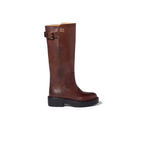 Miu Miu Leather Boots