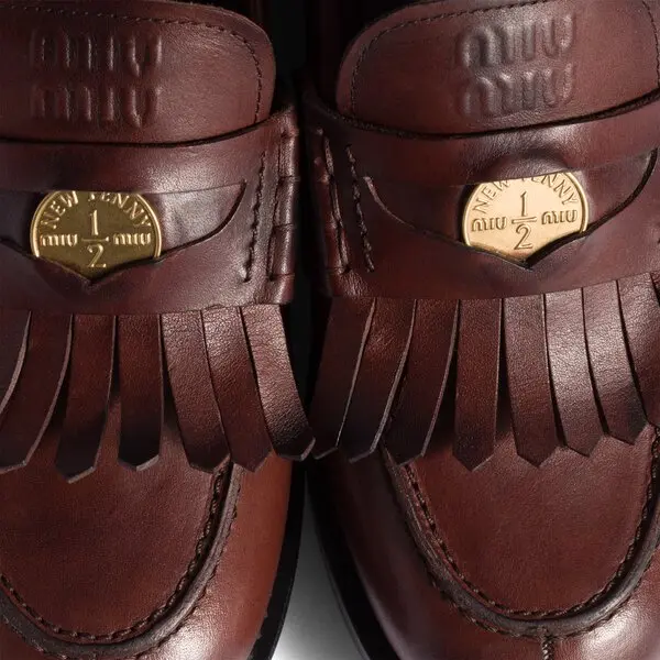 Miu Miu Leather Loafers