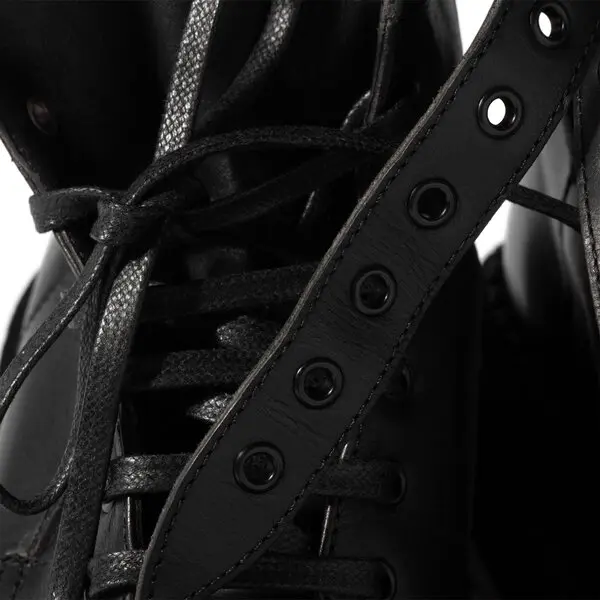 Miu Miu Leather Lace-up Booties