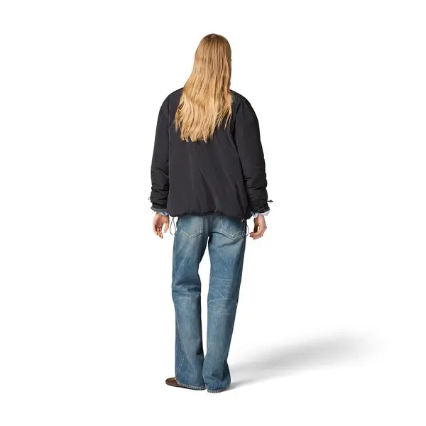 Miu Miu Pongé And Fleece Jacket
