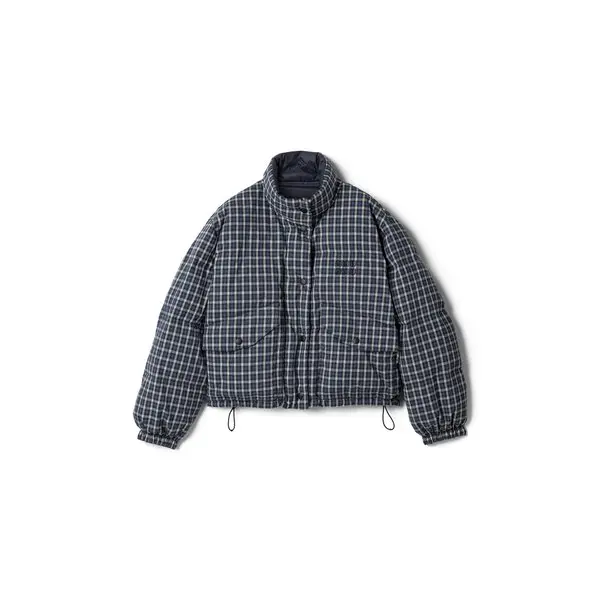 Miu Miu Reversible Down Jacket - Blue/white