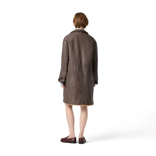 Miu Miu Leather Coat