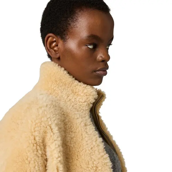 Miu Miu Shearling Blouson Jacket