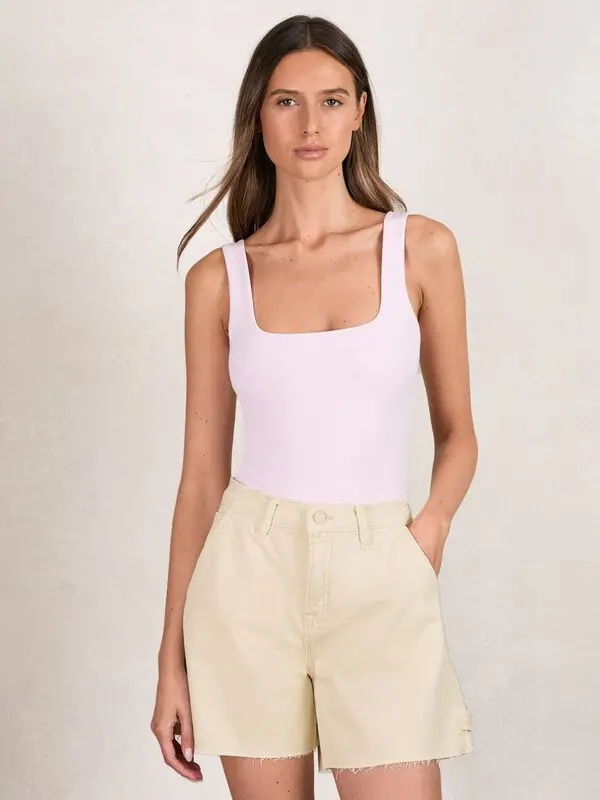 Good American Long Denim Shorts