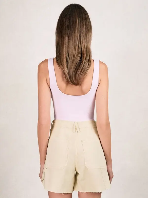Good American Long Denim Shorts
