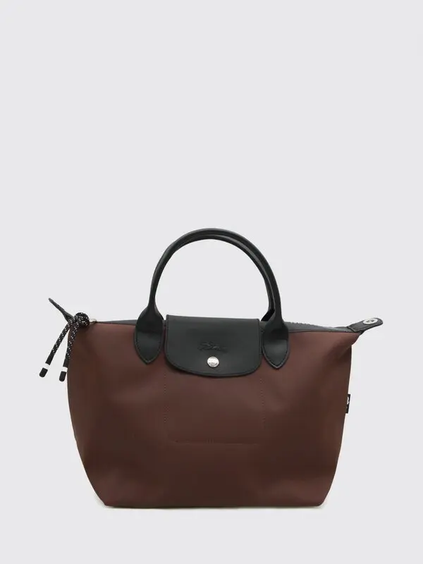 Longchamp Le Pliage Energy Recycled Nylon Handbag With Shoulder Strap - Cocoa