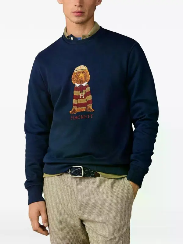 HACKETT LONDON Heritage Harry Embroidered Sweatshirt