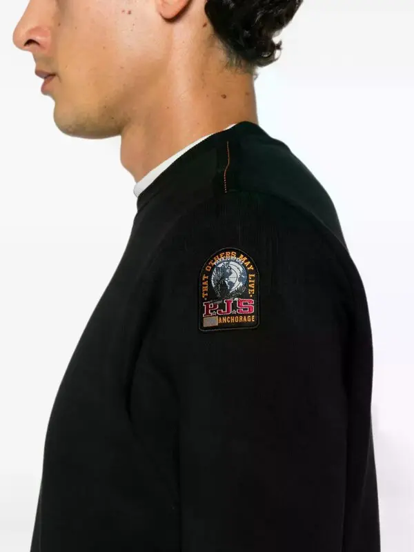 PARAJUMPERS Logo-patch Crew-neck Sweater