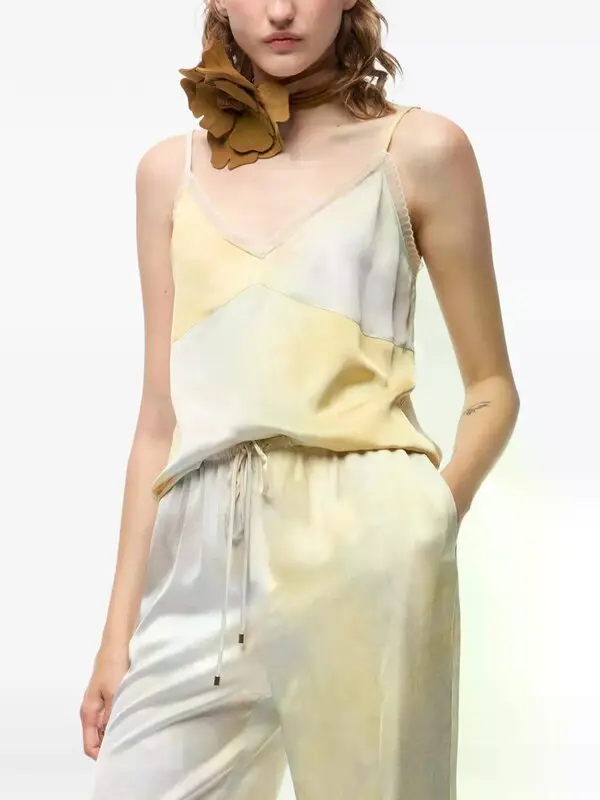 Pinko Gradient Satin Top