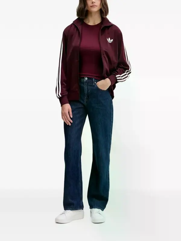 Adidas Logo-embroidered Side-stripe Jacket