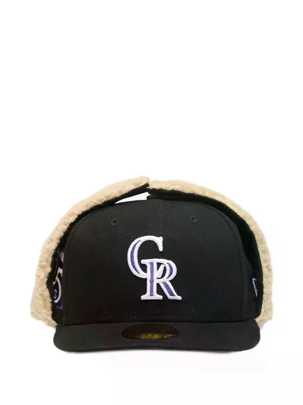 New Era 59fifty Mlb Colorado Rockies Cap - Black