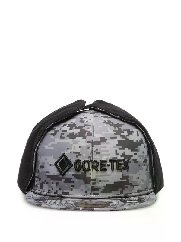 New Era Camo Dogear 59fifty Fitted Cap - Grey