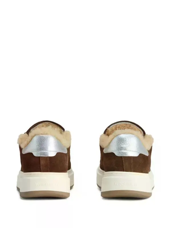 Woolrich Shearling-lined Suede Sneakers