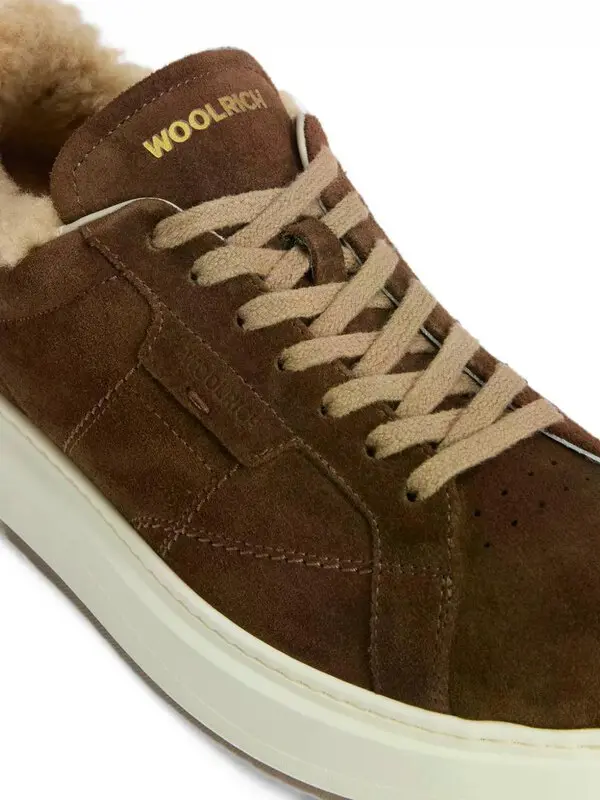 Woolrich Shearling-lined Suede Sneakers