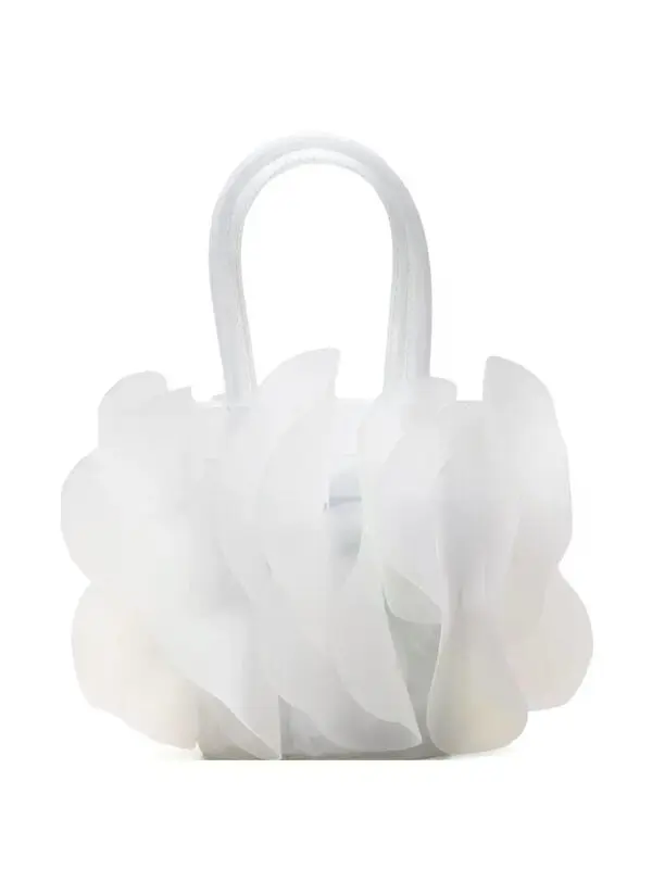 Farm Rio Jelly Flower Tote Bag - White