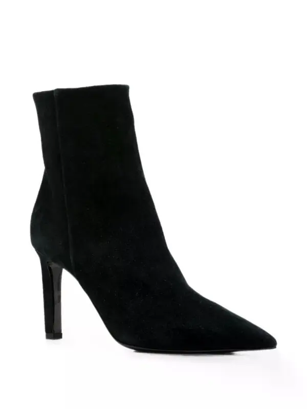 JIMMY CHOO Frankie Suede Pointed-toe Ankle Boots
