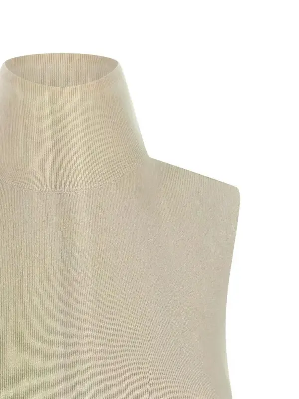 Extreme Cashmere N°502 High-neck Sleeveless Top